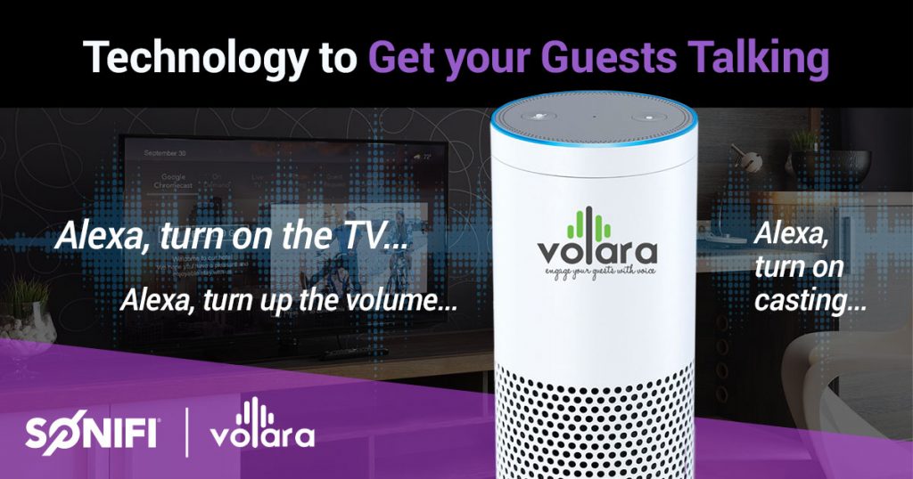 SONIFI, Volara Voice-Enabled Room Controls Partnership | SONIFI