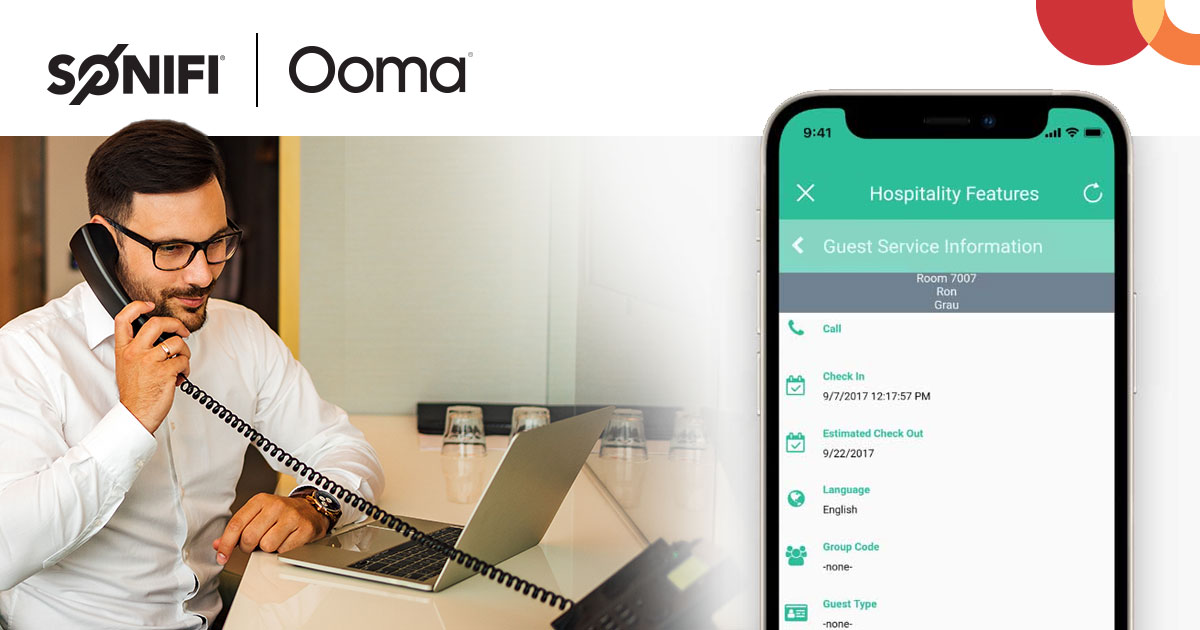 Ooma telephony services with SONIFI